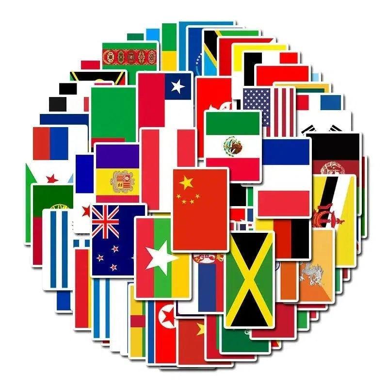 World Flag Stickers - Shop International Flag Stickers - Flag Nation