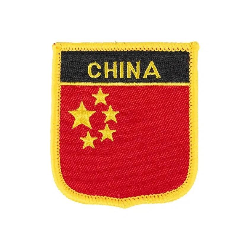 China Flag Patch - Sew On/Iron On Patch - Flag Nation