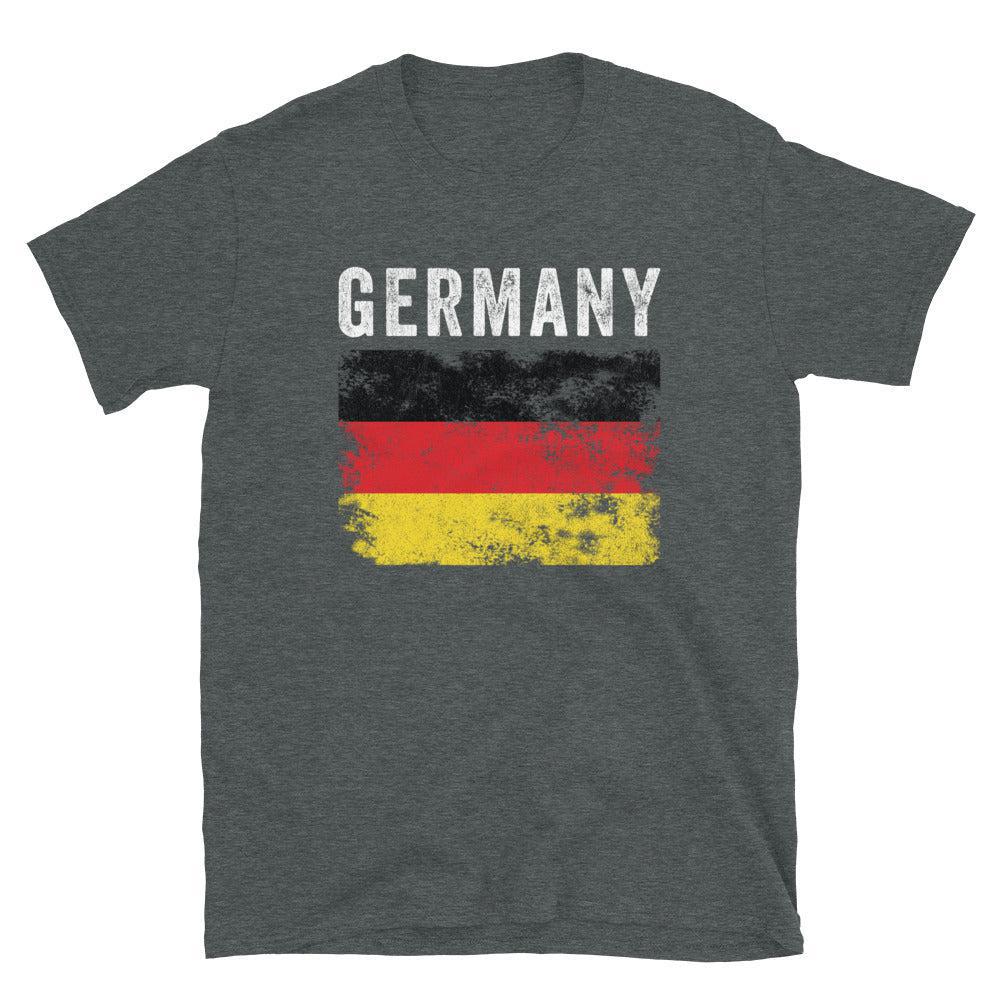 Germany Flag Distressed - German Flag T-Shirt - Flag Nation