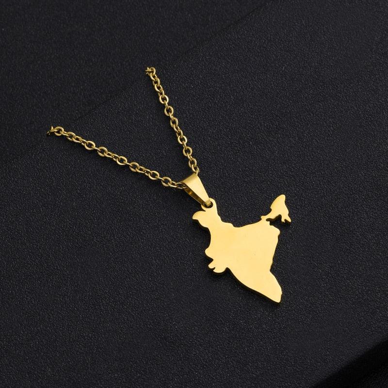 India Map Necklace - Flag Nation