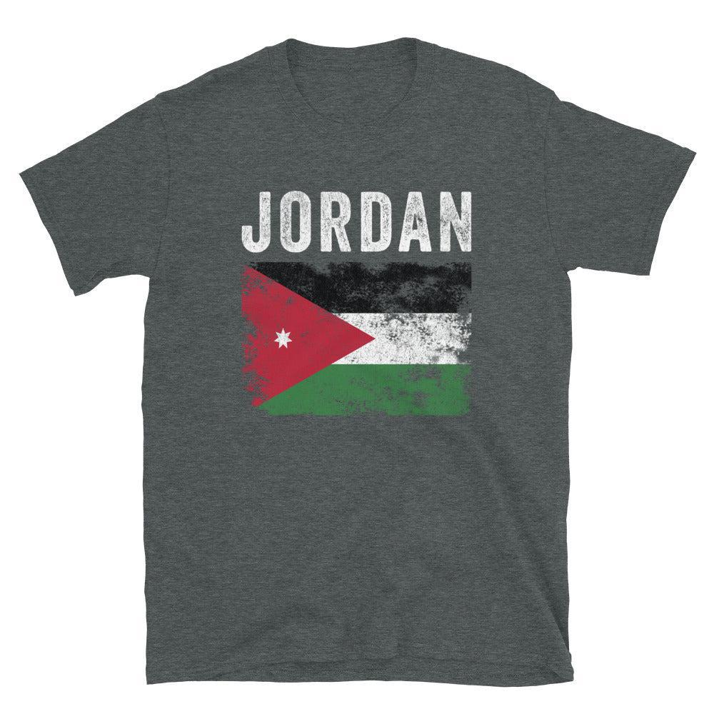 Jordan Flag Distressed - Jordanian Flag T-Shirt - Flag Nation