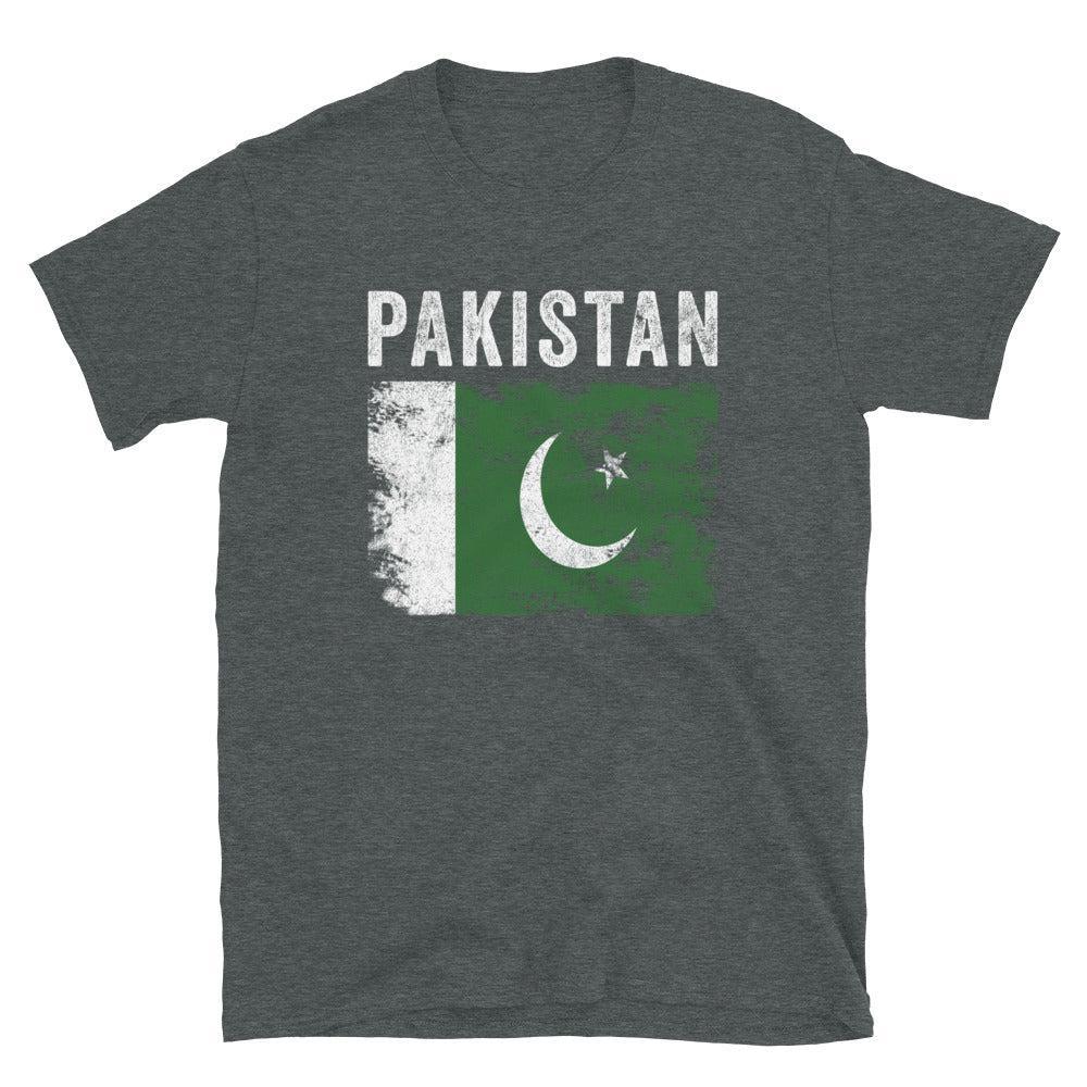 Pakistan Flag Distressed Pakistani Flag T-Shirt - Flag Nation