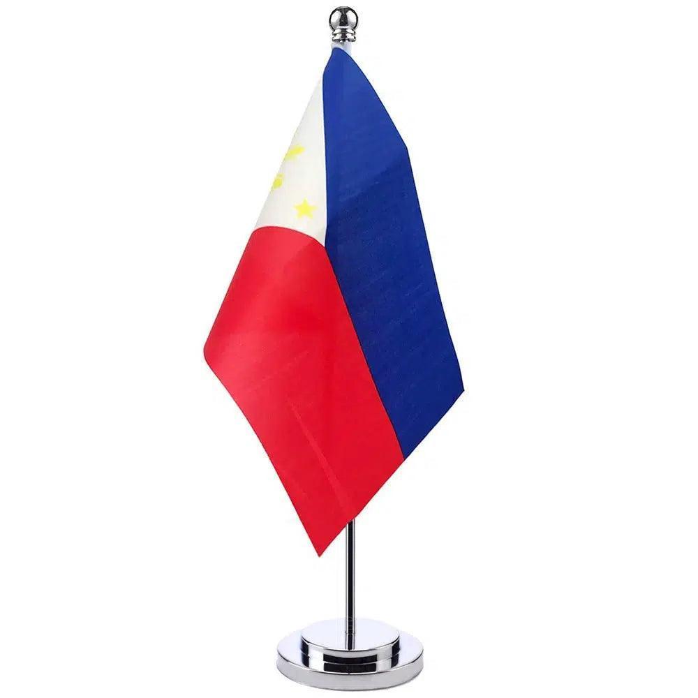 Philippines Desk Flag - Small Office Table Flag - Flag Nation