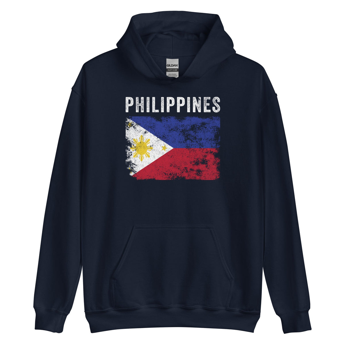 Philippines Flag Vintage - Filipino Flag Hoodie - Flag Nation