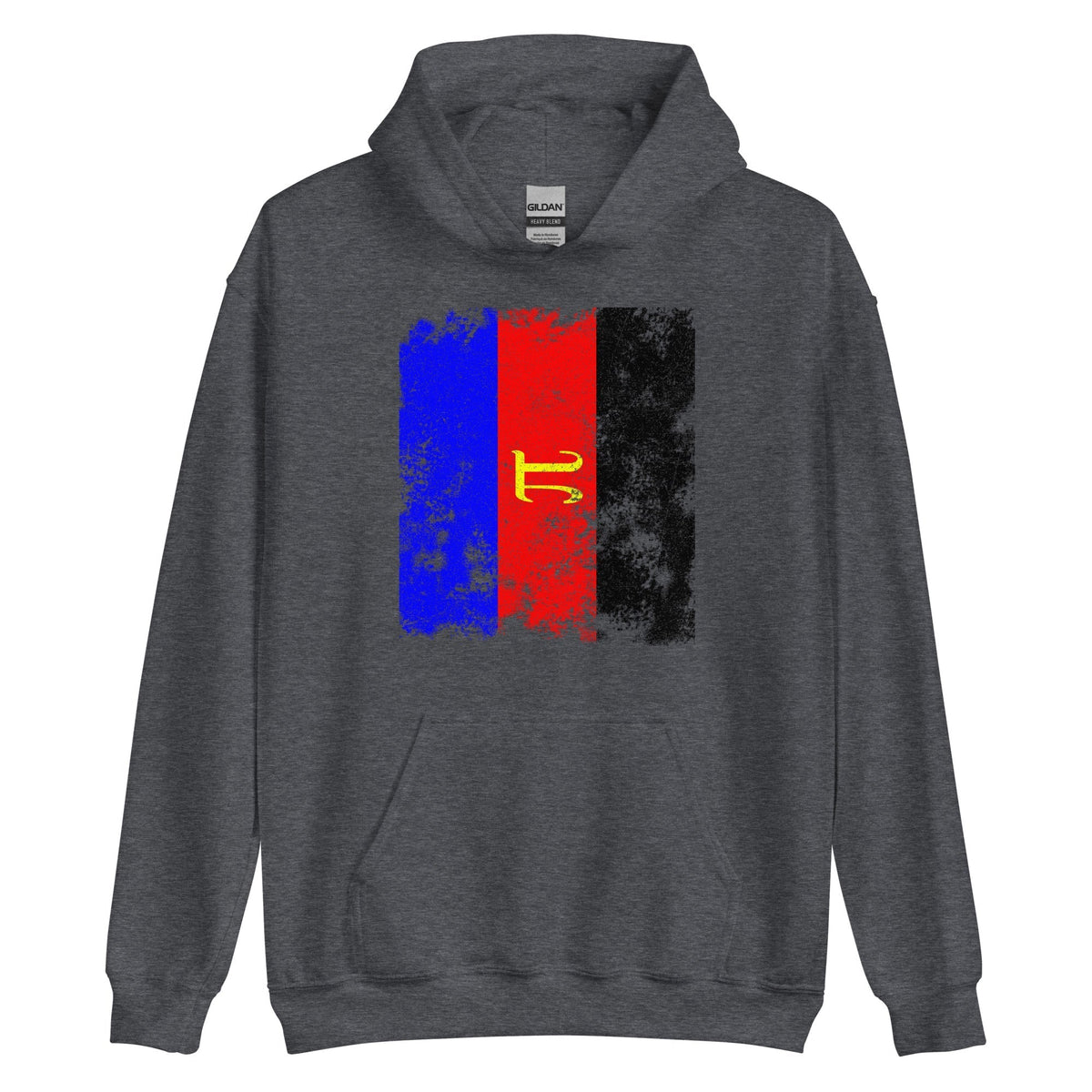 Polyamorous Flag - Distressed LGBT+ Hoodie - Flag Nation