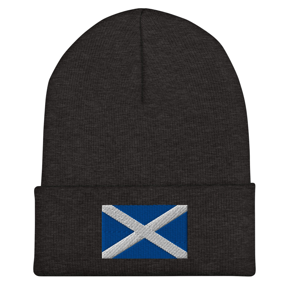 Scotland Flag Beanie - Embroidered Winter Hat - Flag Nation