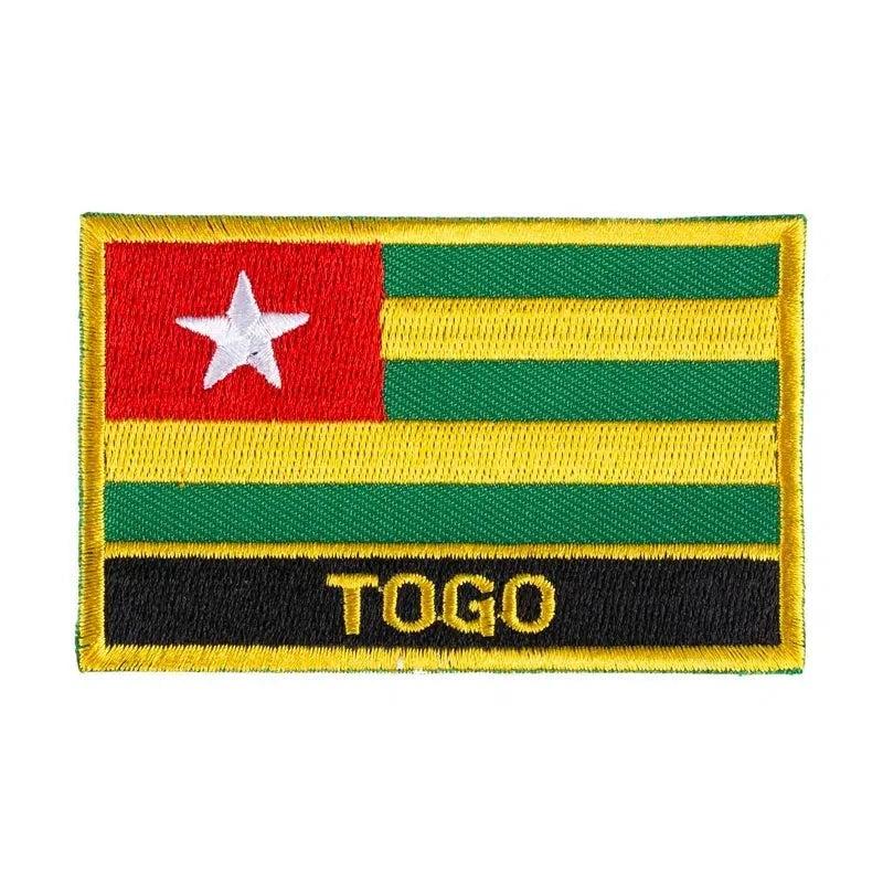 Togo Flag Patch - Sew On/Iron On Patch - Flag Nation