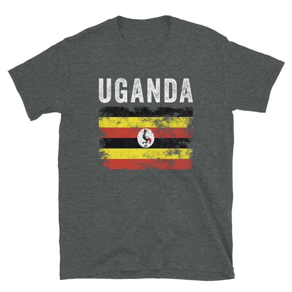 Uganda Flag Distressed - Ugandan Flag T-Shirt - Flag Nation